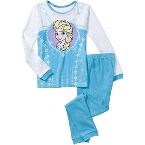 Disney | Pajamas | Frozen Elsa 2 Pc Thermal Underwear Pajamas Set ...